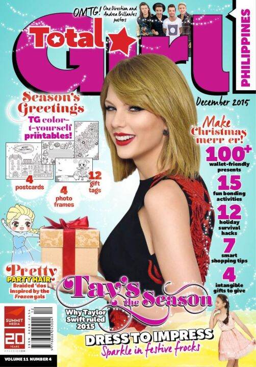 Total Girl Magazine December 2015 TAYLOR SWIFT | Lazada PH