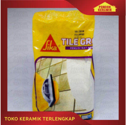 SEMEN WARNA PENGISI NAT SIKA TILE GROUT GREY 1 KG | Lazada Indonesia