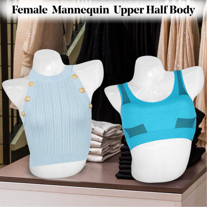 Female Mannequin Upper Half Body Table Display Bra Mannequin | Lazada
