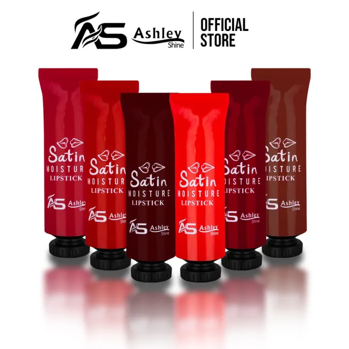 Ashley Shine AS7152 Satin Moisture Lipstick 3.5gX6pcs | Lazada PH