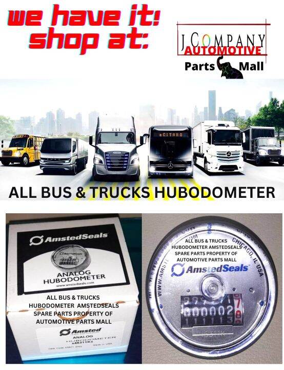 HUBODOMETER U.S.A. AMSTEADSEAL TRISEAL TRAVEL GUAGE for TRUCKS and BUS ...