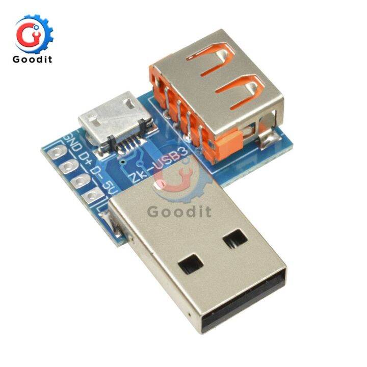 USB Converter Standard Type A USB Female to Male to USB to 4P Terminal ...