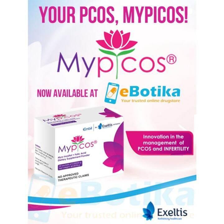 ♬Mypicos Myo-Inositol + Folic Acid Dietary Supplement Powder☃ | Lazada PH