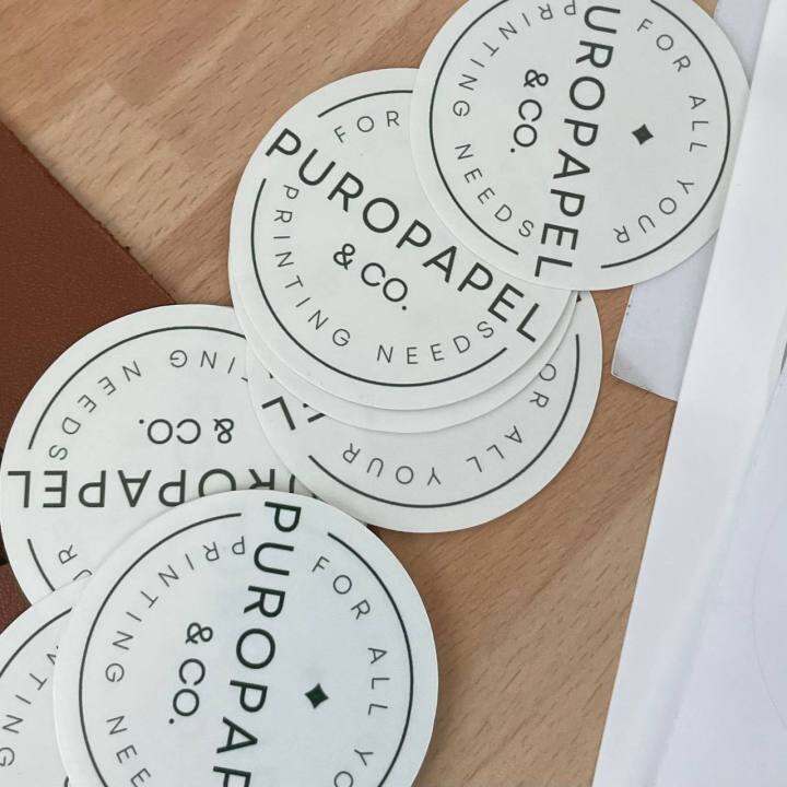 Customized Sticker Label Machine Cut (100 pieces) for products, wedding ...