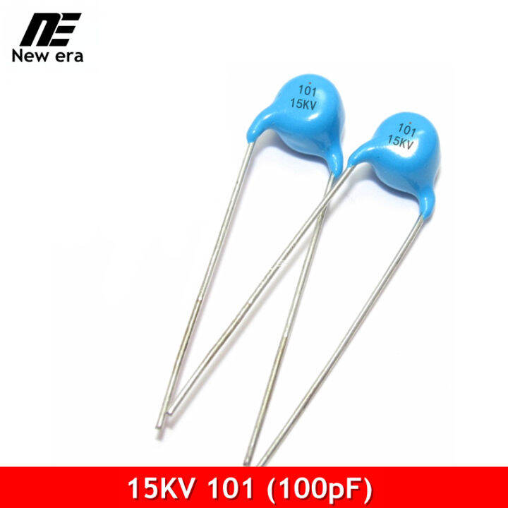 20Pcs 101 15KV 100pF High voltage ceramic capacitor Pitch 7.5MM 15000V ...