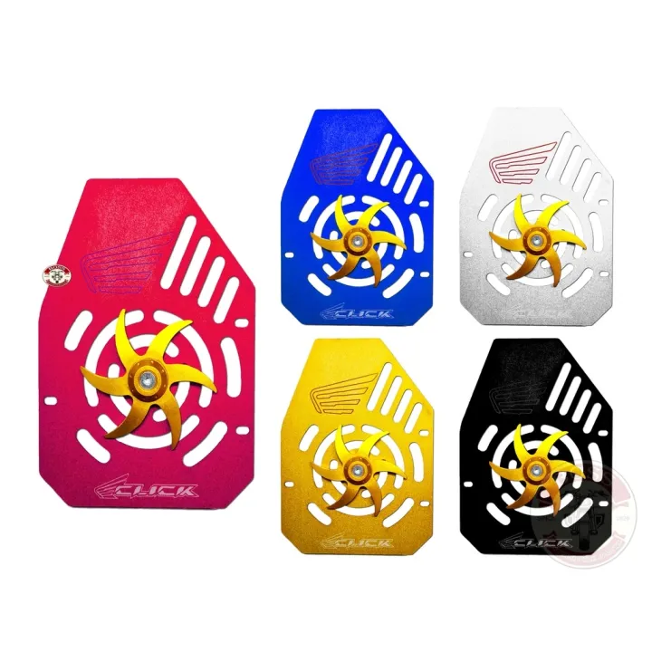 Radiator Cover Honda Click 125/150 V1 V2 Spinner Design With Bolts Full ...