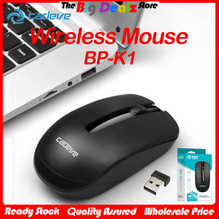 Cadeve Wireless Mouse BP-K1, USB Optical Mouse 2.4G Wireless Laptop ...