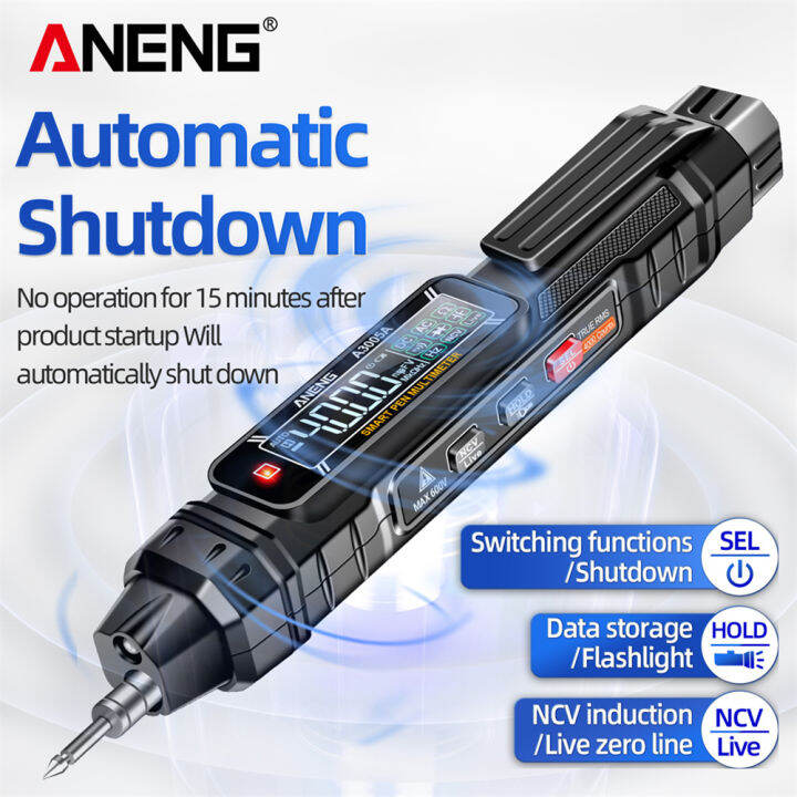 ANENG A3005 Digital Multimeter Paper 4000Counts Professional Meter Non ...