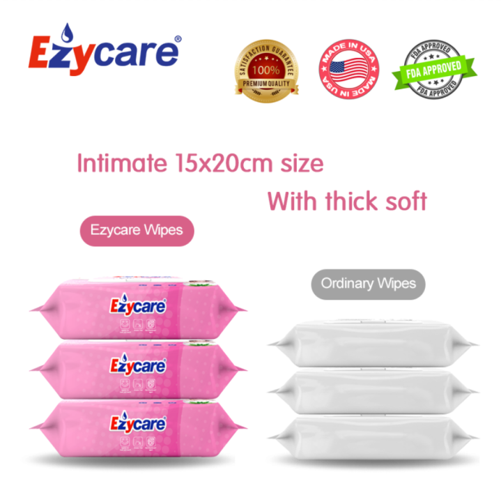 Ezycare Baby Wipes 100% Pure Nature Lightly Fragranced 6 Pack/480 PCS ...