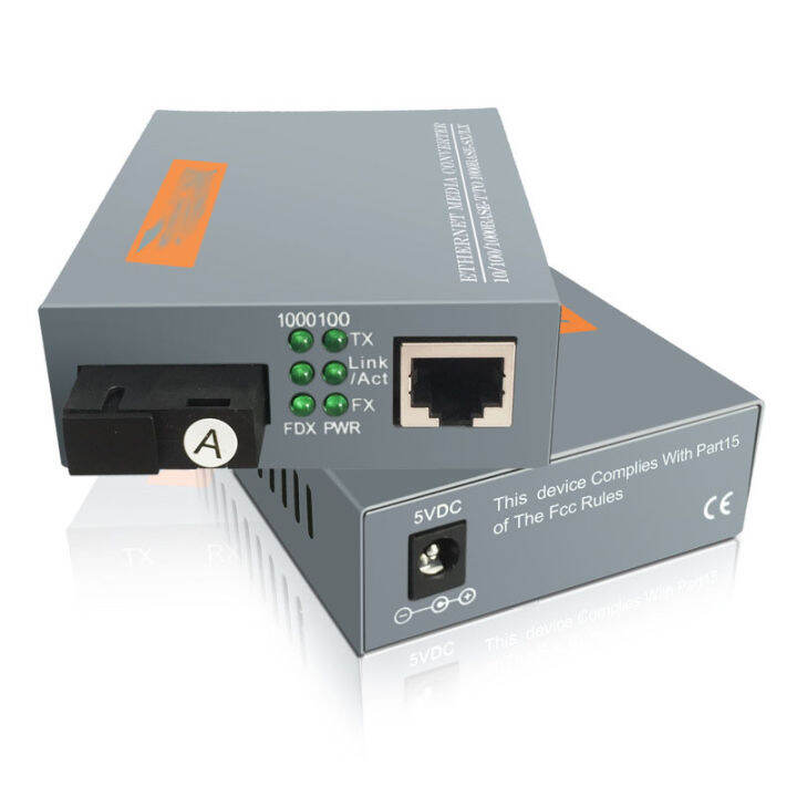 Gigabit Fiber Optical Media Converter 0Mbps Single Mode Single Fiber SC ...