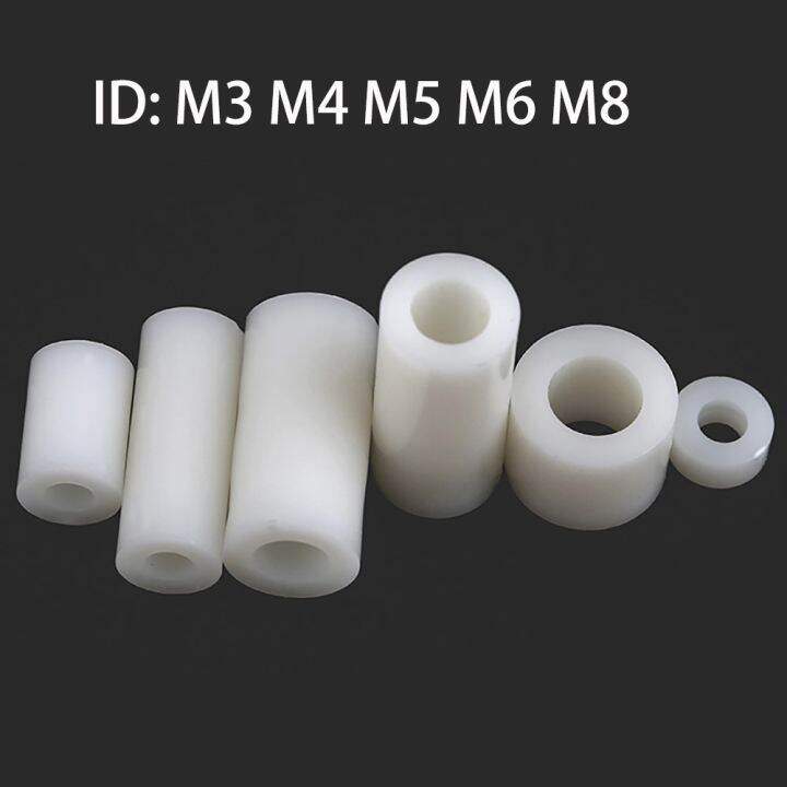 200pcs Nylon Insulation Column Plastic Sleeve High Column Washer ...