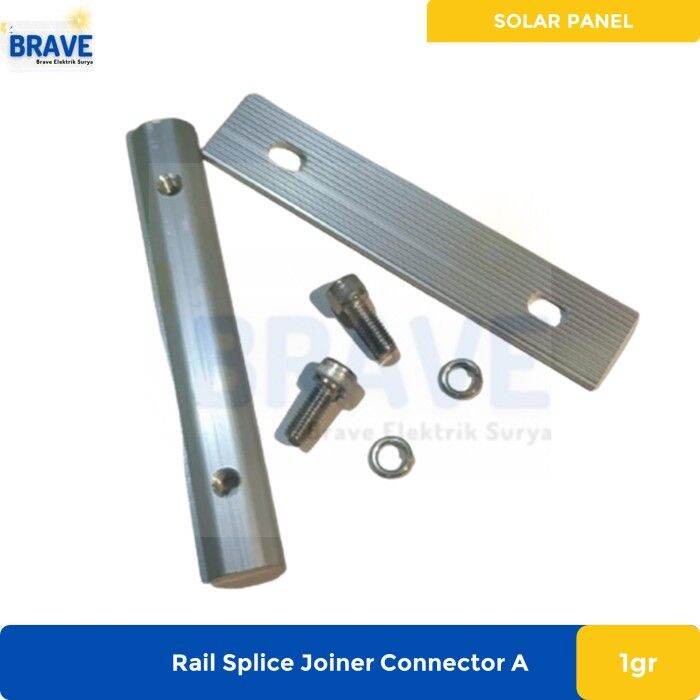 Rail Splice Joiner Connector A Mounting Solar PV Panel Surya | Lazada ...