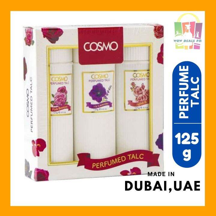 Cosmo Perfumed Talc Powder 125g MADE IN UAE | Lazada PH