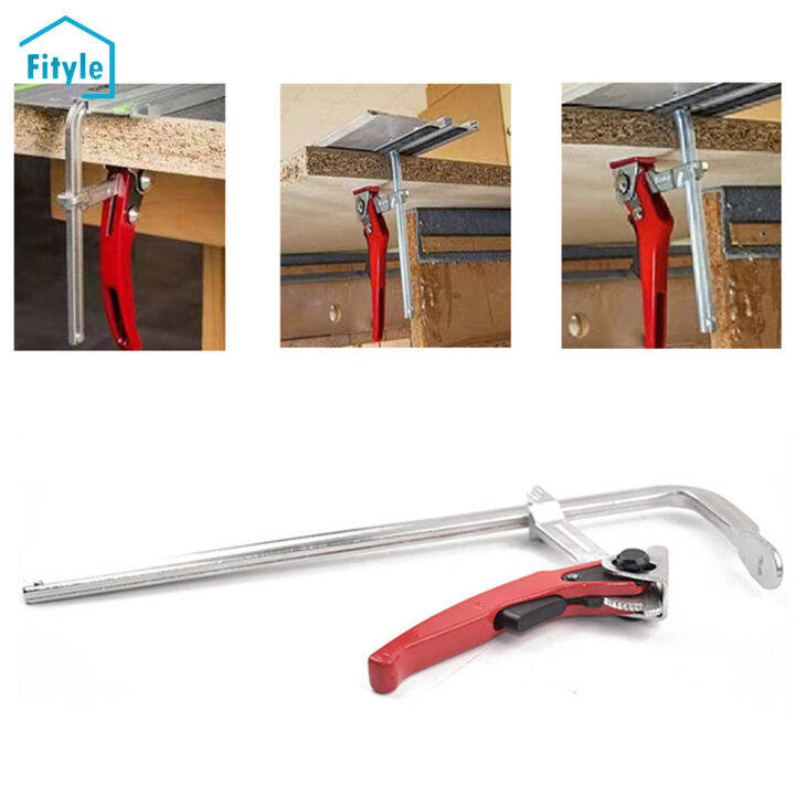 Fityle Heavy Duty Steel Quick Release Ratcheting Table Lever Action ...