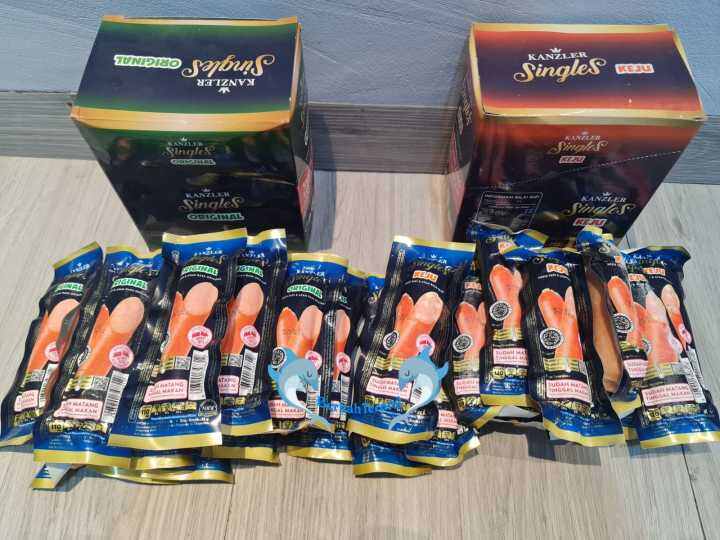 Sosis Kanzler Singles Keju / Original / Hot / Gochujang / Bakso Keju ...