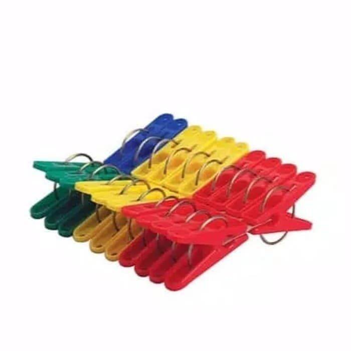 Jepitan Baju / Jepitan Kain / Jepitan Jemuran Indo | Lazada Indonesia