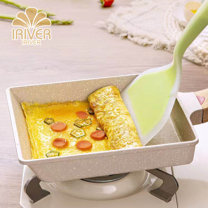 iriver Non Stick Japanese-style tamagoyaki pan Japan Kawali flat Frying ...