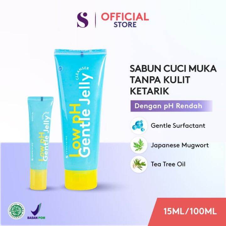 SOMETHINC Low pH Gentle Jelly Cleanser Facial Wash Sabun Wajah | Lazada ...