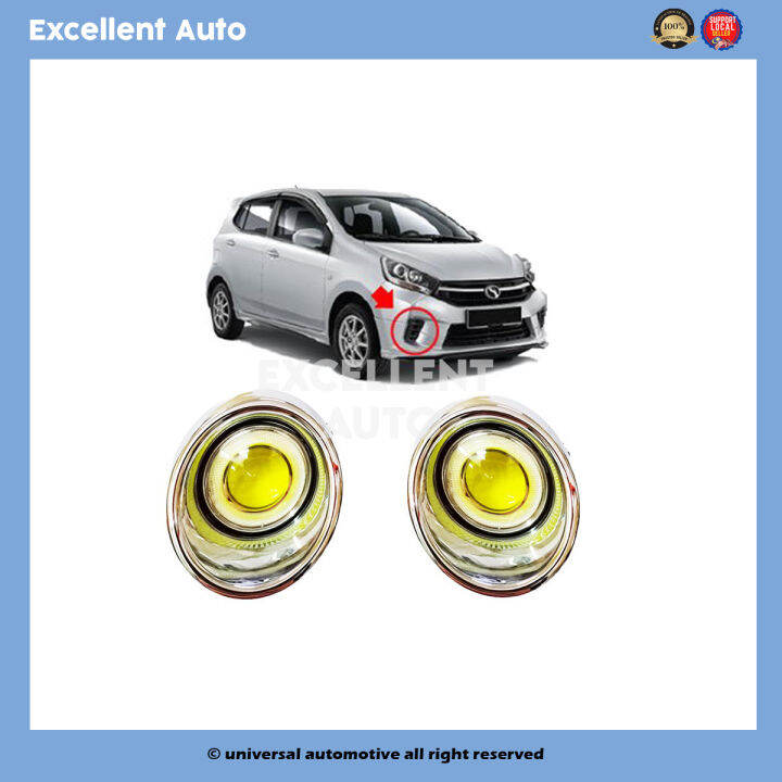 Perodua Axia LED Fog Lamp Sport Light Front Bumper Light Mentol Depan ...
