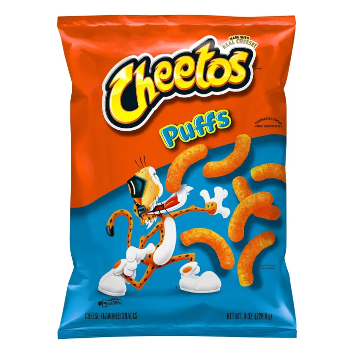 Cheetos Puffs Cheese Flavored Snacks ชีโตส ชีส พัฟ ข้าวโพดอบกรอบแบบ