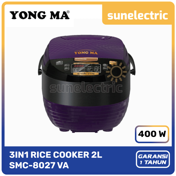 Yong Ma SMC-8027 Rice Cooker Magic Com Anti Lengket 3in1 Kapasitas 2 ...