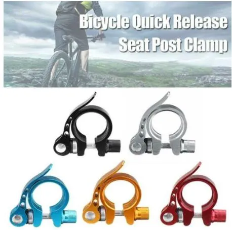 Cycling Bolt Binder Alloy Clamp Bike Bicycle Quick Release Seat Post ...