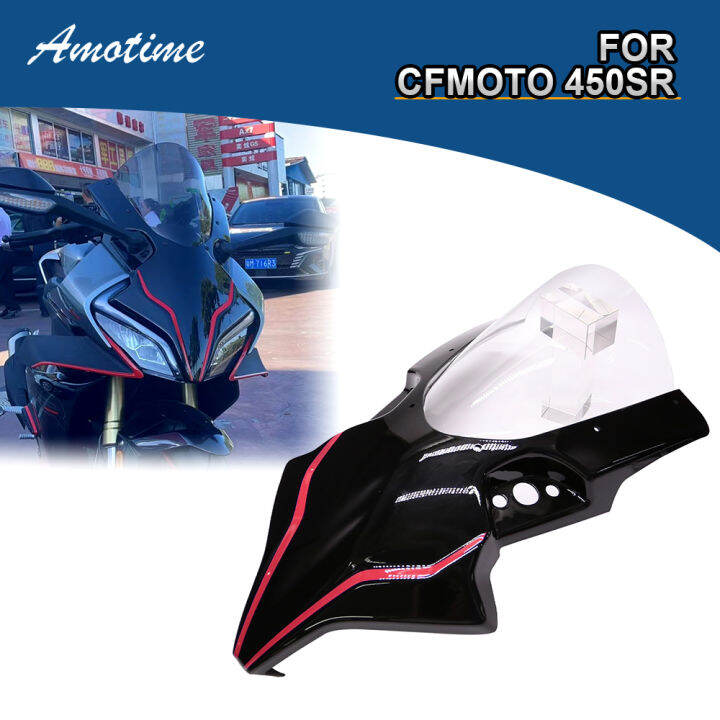 สำหรับ450SR CFMOTO 450 SR 2022 2023กระจกบังชิ้นส่วนรถจักรยานยนต์กันลม ...