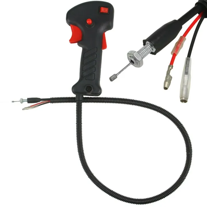 Handle Switch Throttle Trigger Cable for Strimmer Grass Trimmer Brush ...