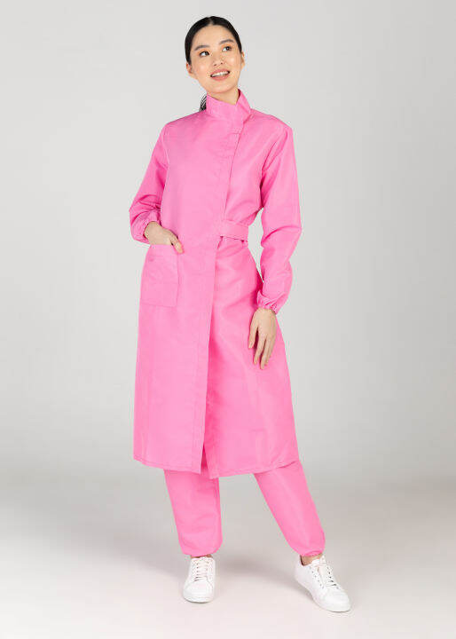 "FASHIONABLE" PINK PPE Gown ONLY - Lab Gown - Isolation Gown (Reusable ...
