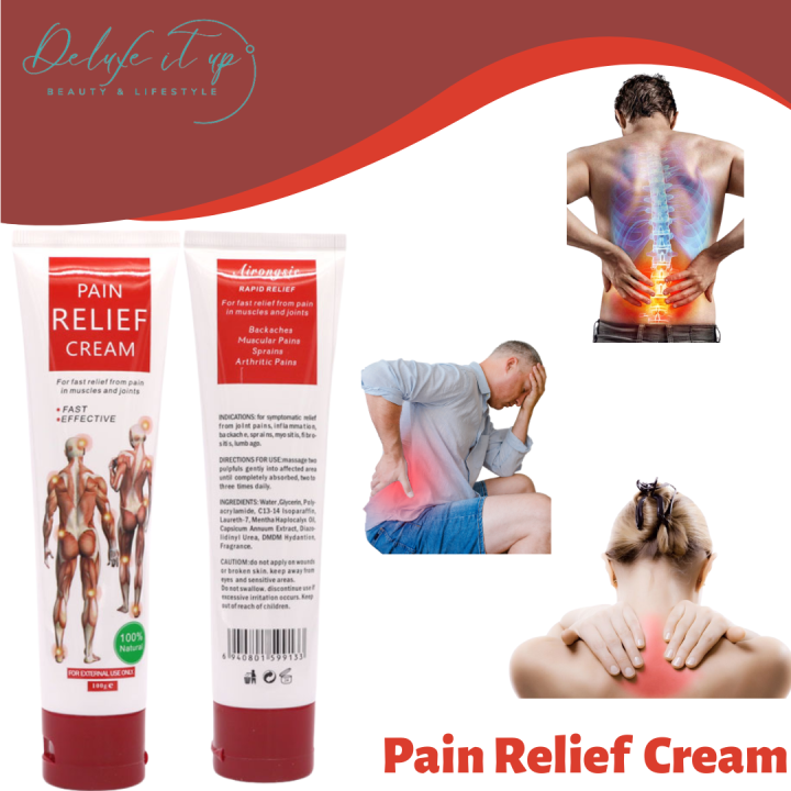 Fast Effective & ORIGINAL PAIN RELIEF CREAM - for fast relief from pain ...
