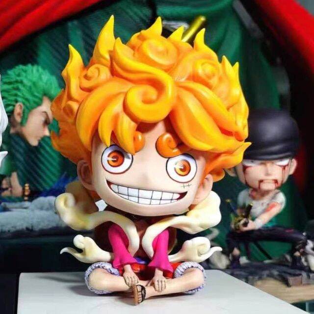 One Piece GEAR 5 Luffy Figure Nika Sun God PVC Anime Figurine Wano ...