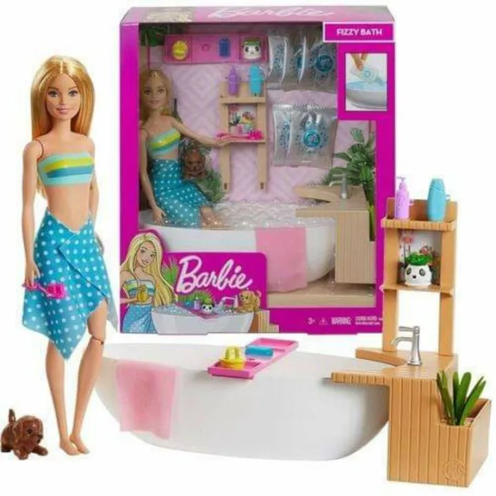 barbie fizzy bath playset bathub | Lazada PH