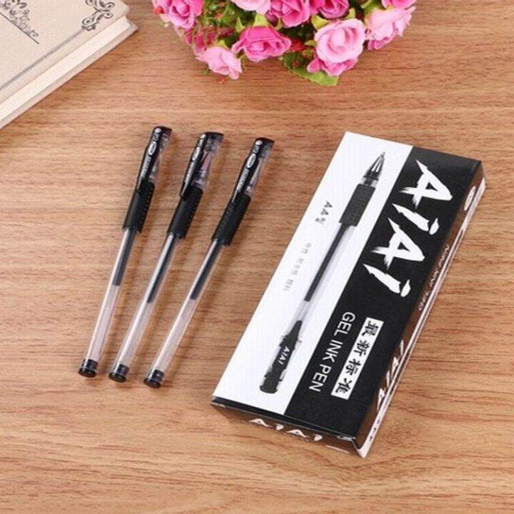 PENA 002 PENA BALLPOINT PENA GEL HITAM | Lazada Indonesia