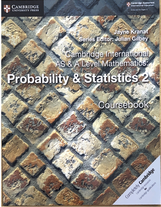Cambridge International AS & A Level Mathematics: Probability & Statistics 2 Coursebook | Lazada ...