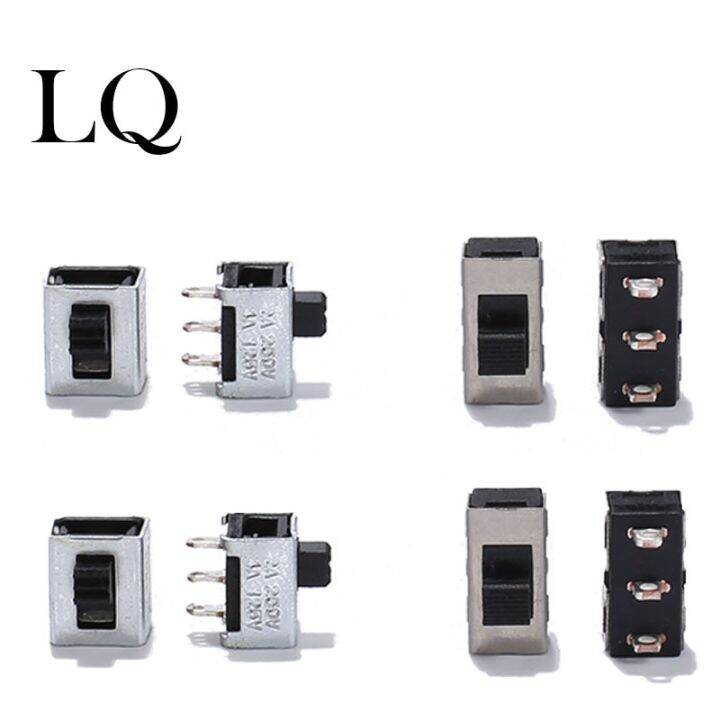 20/50pcs Toggle switch Micro Slide Switch Spdt 3 Pin 2 Posisi Mini Toggle Kecil Pcb Mount ...