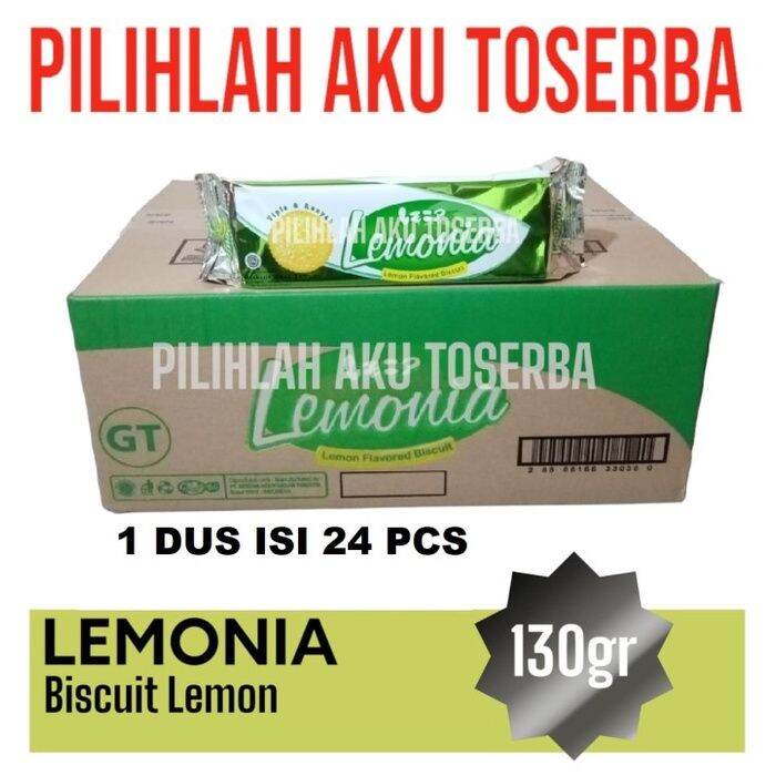 Biskuit Nissin LEMONIA LEMON COOKIES 130 gr - (HARGA 1 DUS isi 24 pcs ...
