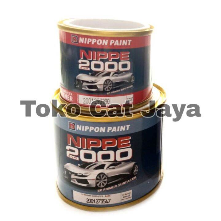 EPOXY NIPPE 2000 2K PRIMER SURFACER 1/4kg / CAT DASAR Abu 250mL ...