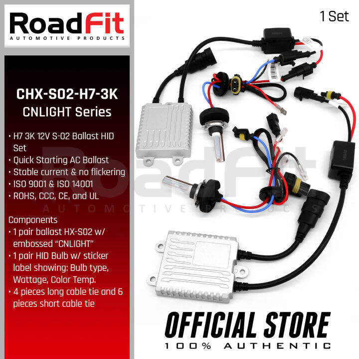 CNLIGHT H7 3K 12V S-02 Ballast High Intensity Discharge (HID) Bulb and ...