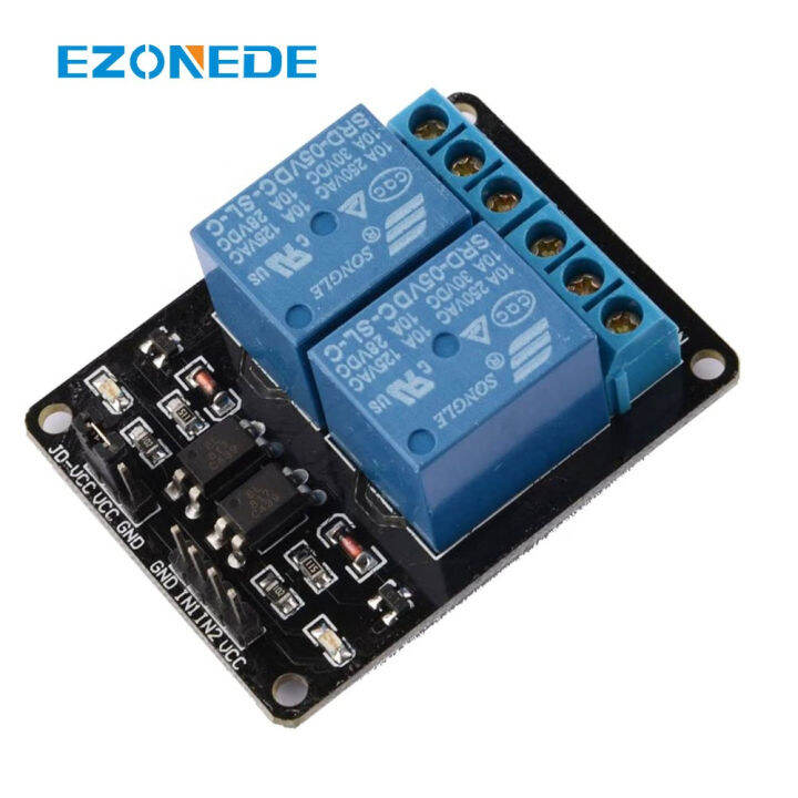 RELAY 5V 2 CHANNEL 250VAC 30VDC 10A WITH | Lazada Indonesia
