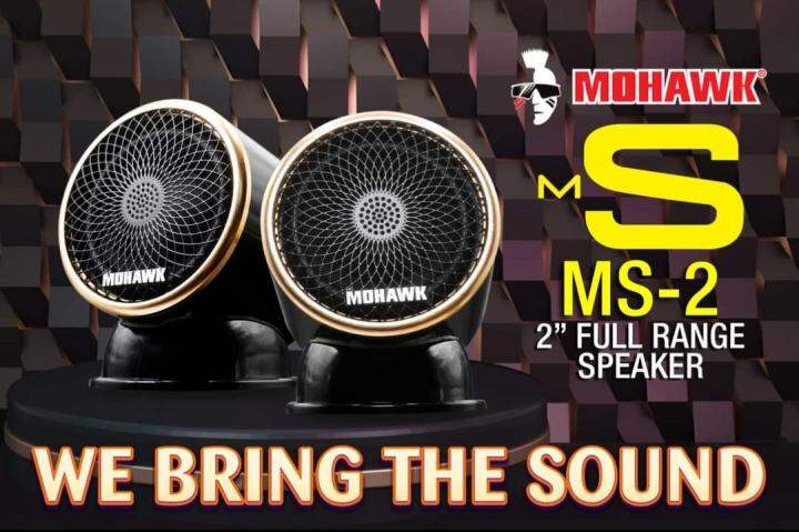 Original MOHAWK MS Series MS-2 2-Way 2" Inch Full Range Speaker With ...