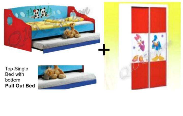 Q 10 Cartoon Children Bed Frame / Kids Bed / Baby Bed / Toddler Bed ...