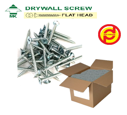 #6x1-1/2" MK DRYWALL SCREW GPH 1000 PCS | Lazada