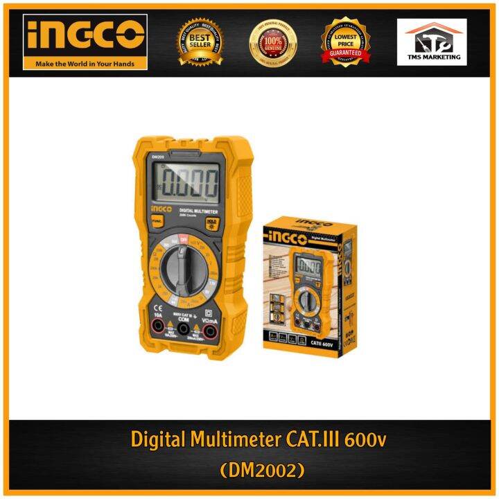 Ingco Digital Multimeter DM2002 | Lazada PH