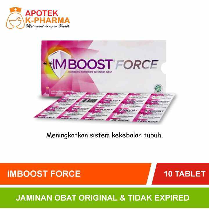 Imboost Force Strip Isi 10 Tablet Obat Original Soho | Lazada Indonesia