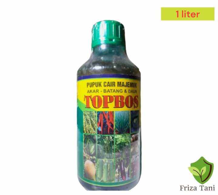 Pupuk Majemuk Cair 1liter Topbos Top Bos hijau masa Vegetatif tanaman ...