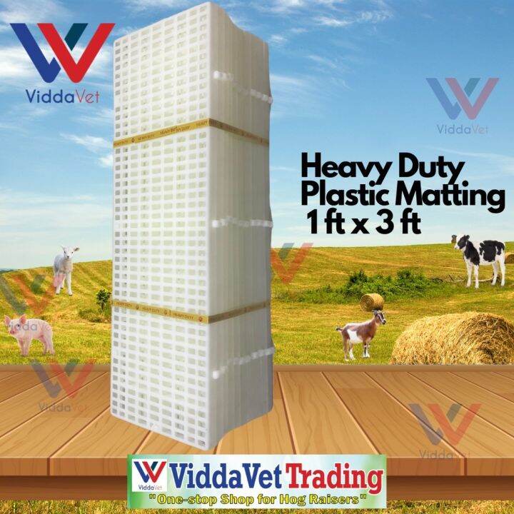 WHITE Plastic Matting 1ft x3 ft Heavy Duty High Density HDPE ...