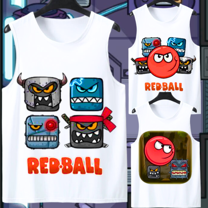 CBD 1PC REDBALL-4 Kids Muscle Sando Top Tees for Boys 1-8 years Old ...