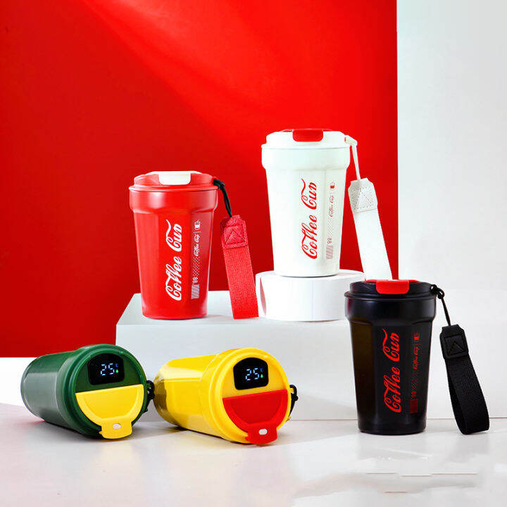 Sus304 Stainless Steel Insulated Coffee Mug with Temperature Display ...