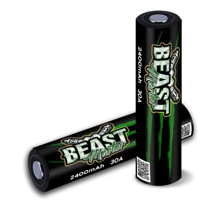 LEGIT Beast Master battery 18650 2400mAh 30A vape battery (1pair ...