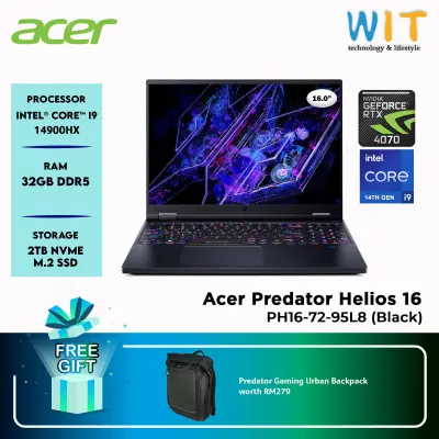 Spesifikasi dan harga Acer Predator Helios 16 di Malaysia - TechNave BM